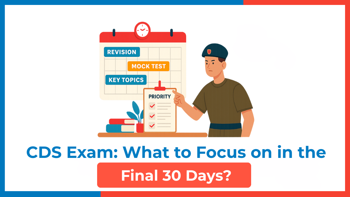 Oswaal 360: CDS Exam: What to Focus on in the Final 30 Days?