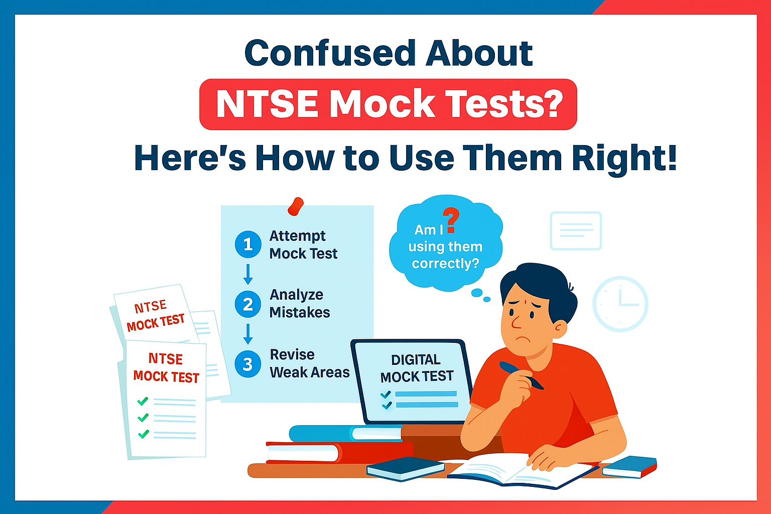 Oswaal 360: Confused About NTSE Mock Tests? Here’s How to Use Them Right!