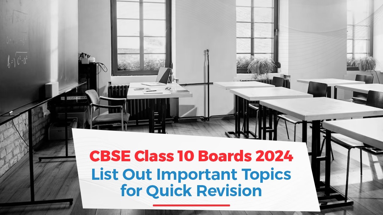 Oswaal 360: CBSE Class 10 Boards 2024: List Out Important Topics for ...